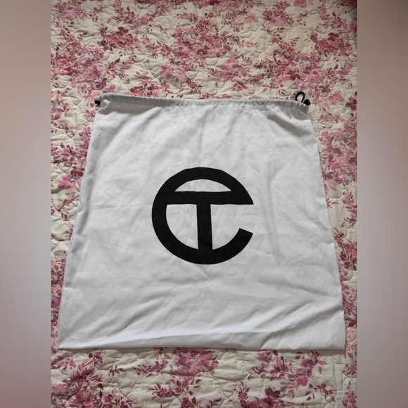 Telfar | Bags | Telfar White Bag With Black Logo | Poshmark
